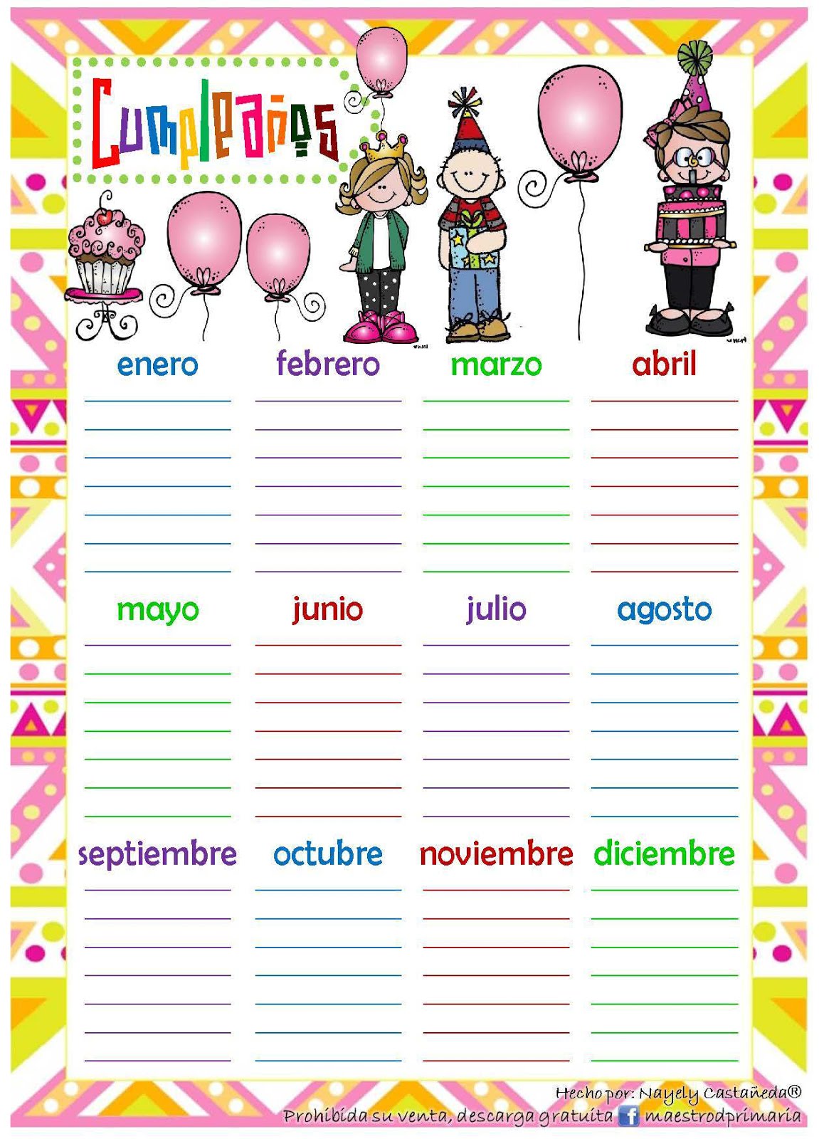 RECURSOS Y ACTIVIDADES PARA EDUCACIÓN INFANTIL: CUMPLEAÑOS