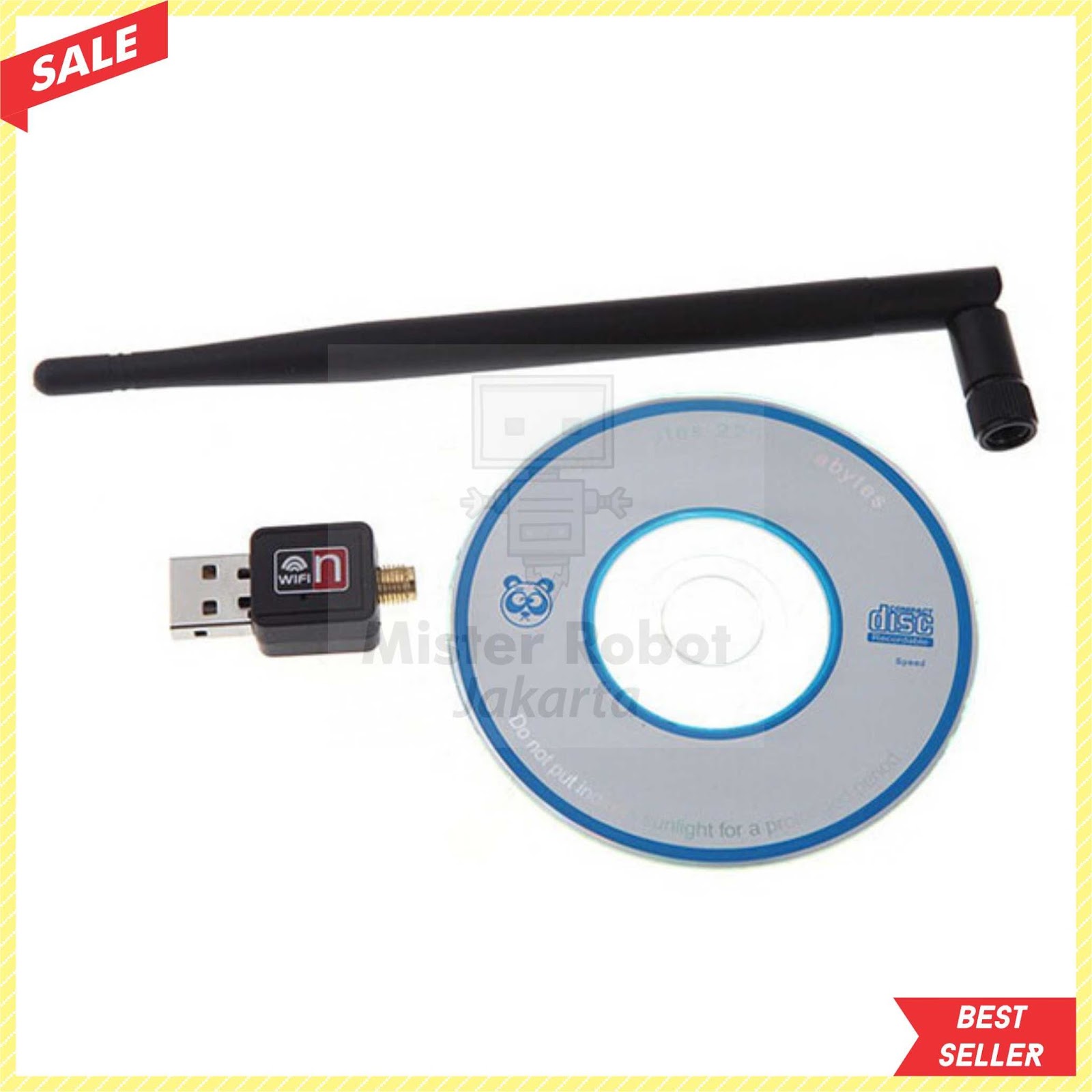 Harga WiFi Adapter Antena (Murah) Chipset Realtek 8188 802.11n Hitam Di ...