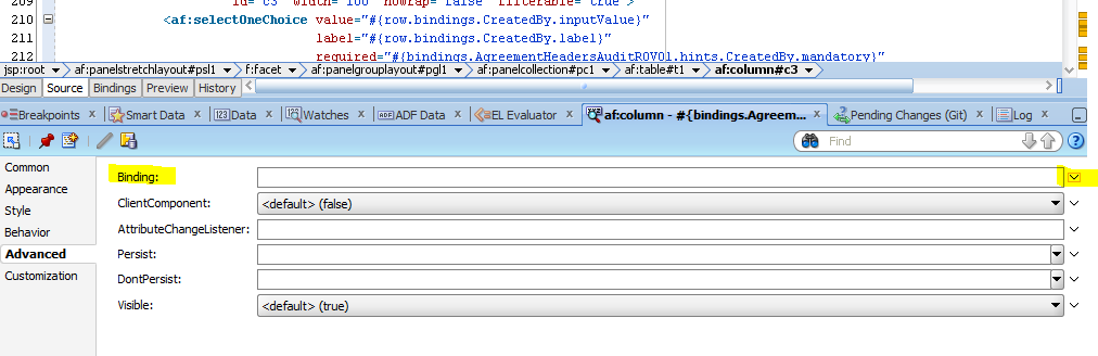 Fortune Minds - Oracle ADF: How to Bind UI Component to Backing Bean