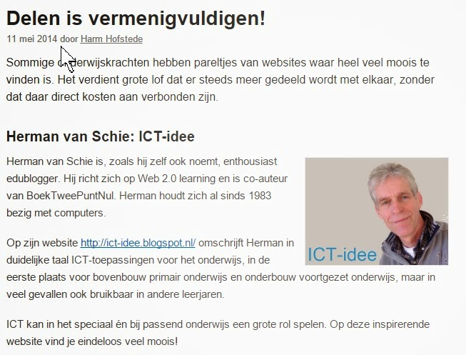 ICT-idee: Vermeldingen