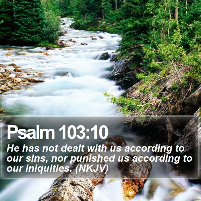 INSPIRATIONAL QUOTES | PSALMS 103:10