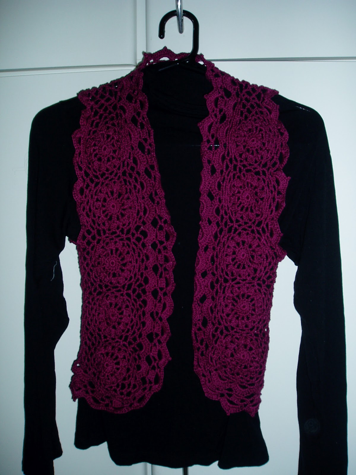 Tecendo Receitas: Colete de croche, mais 4 cores