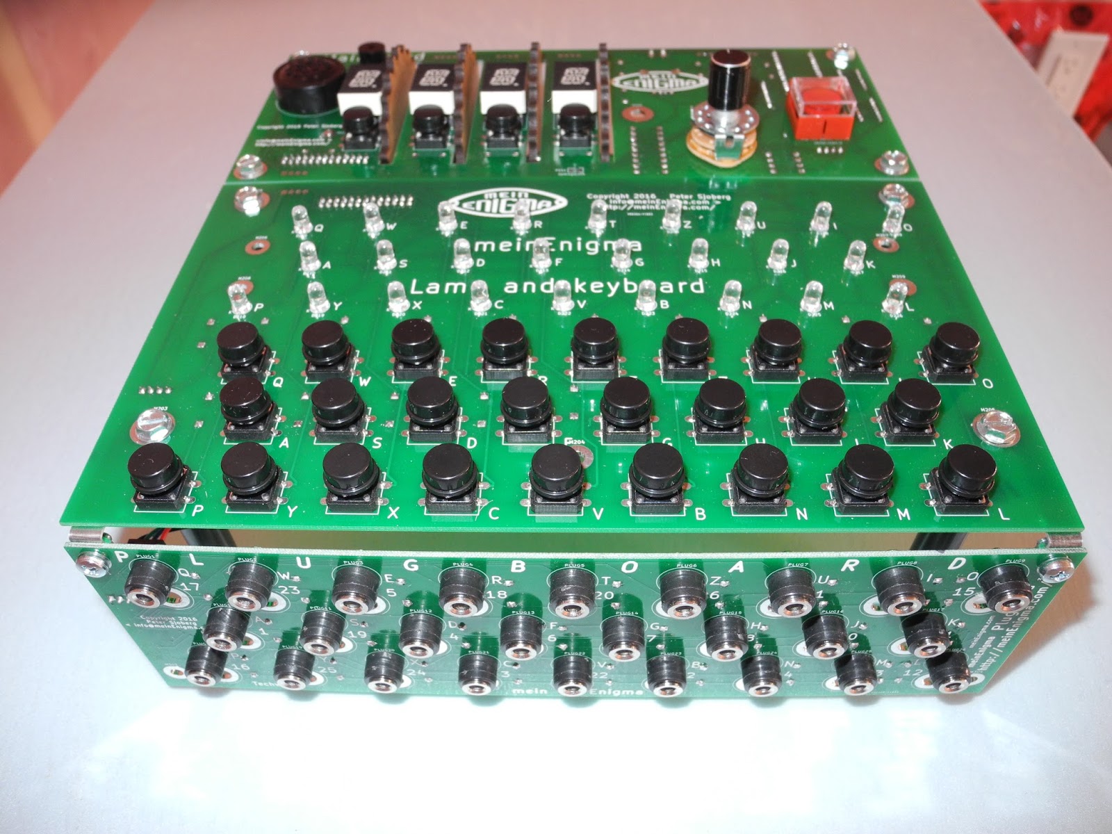 Jeff Tranter's Blog: The MeinEnigma Enigma Machine Kit - Assembly