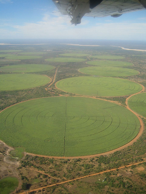 Center Pivot Irrigation: The Real Crop Circles ~ Kuriositas