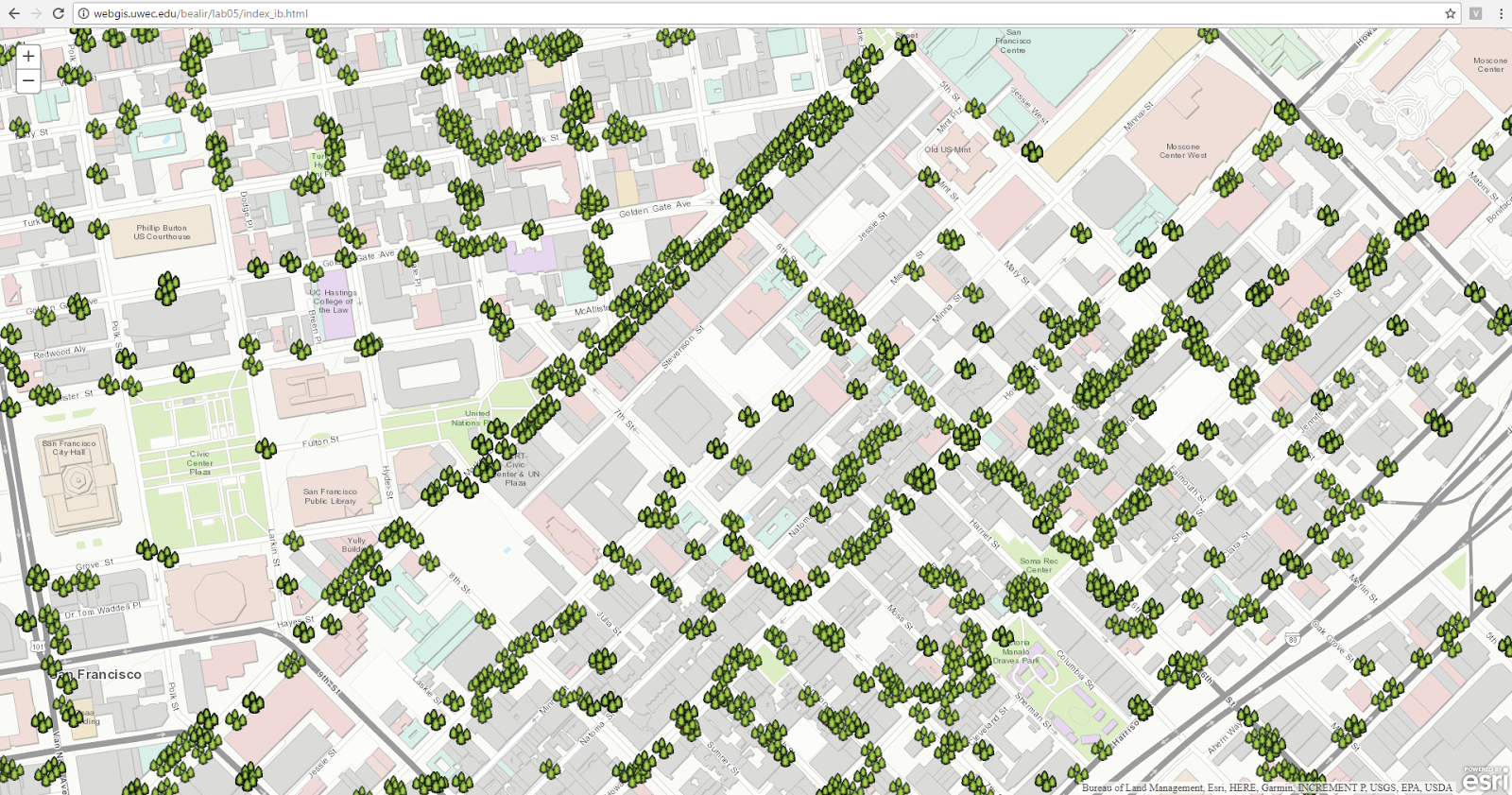Geography 455: Web GIS: 2017