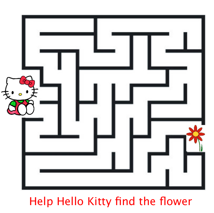 Aprende Brincando: Labirintos da Hello Kitty