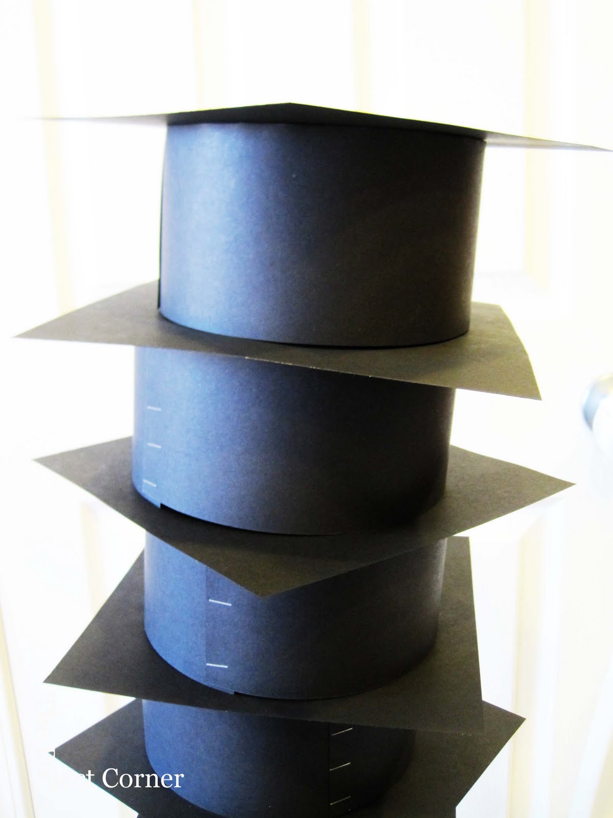 The Project Corner: Paper Graduation Caps