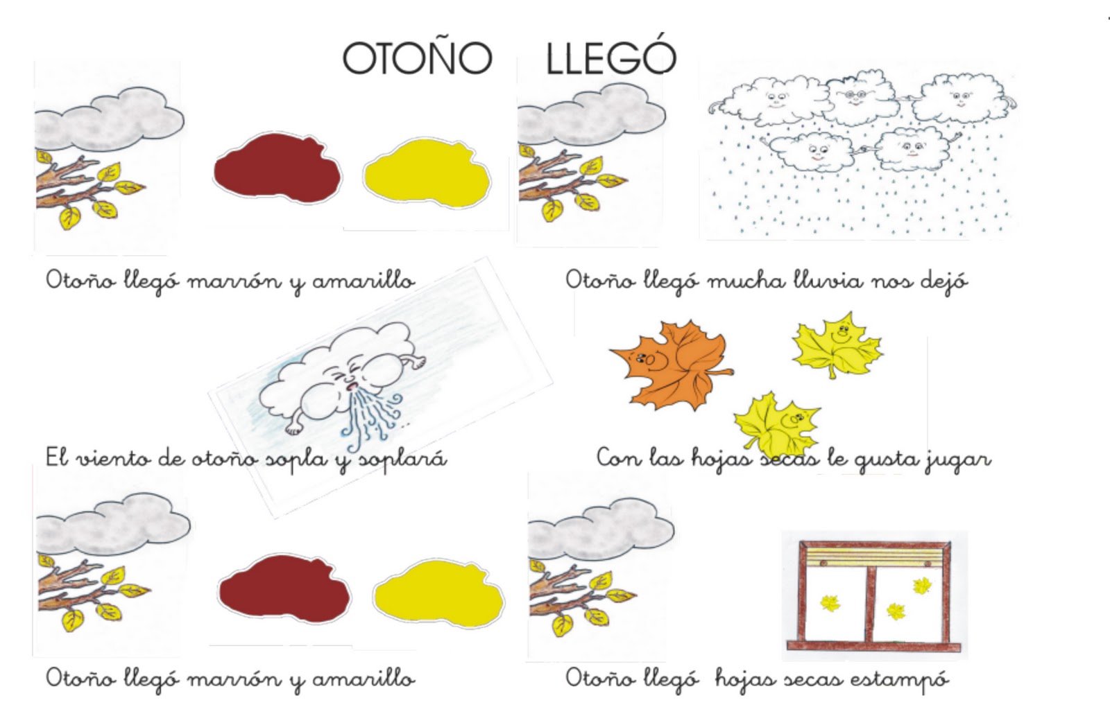 INFANTIL de GRACIA: CANCIONES Y POESÍAS QUE ESTAMOS TRABAJANDO CON EL OTOÑO