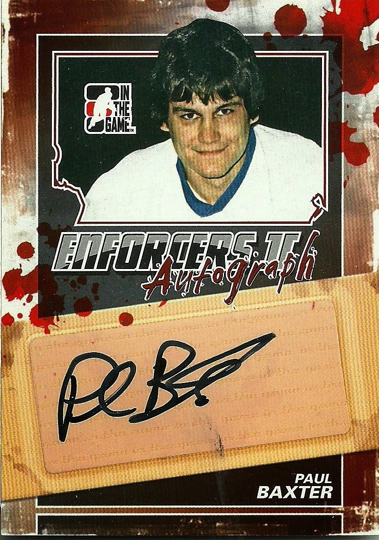 Hell's Valuable Collectibles: Paul Baxter Autograph Card