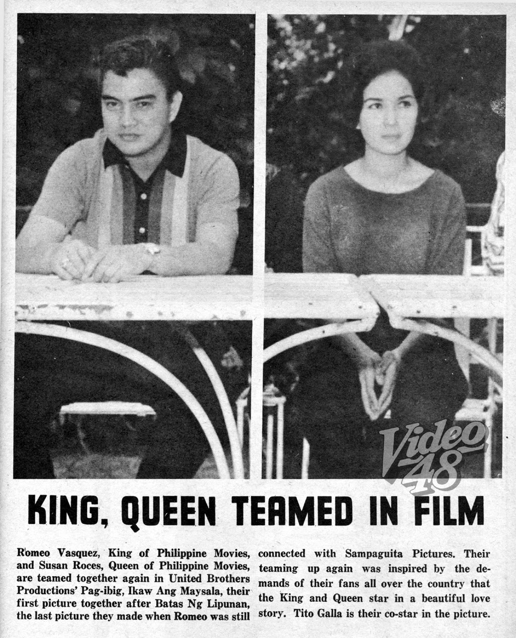 Video 48: THE SIXTIES # 622: SUSAN ROCES, ROMEO VASQUEZ, TITO GALLA ...