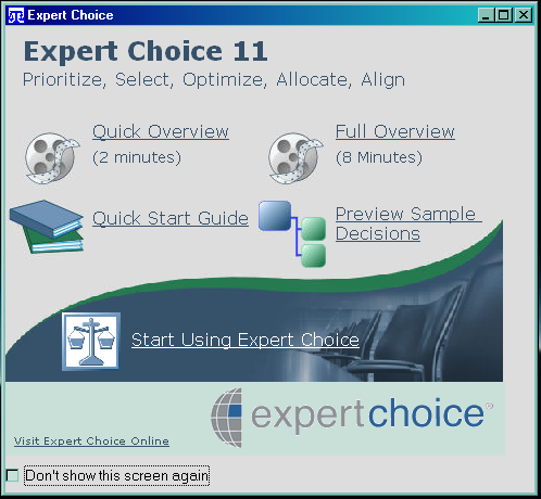 Jual Software dan Game Murah: Expert Choice V.11 Full Version