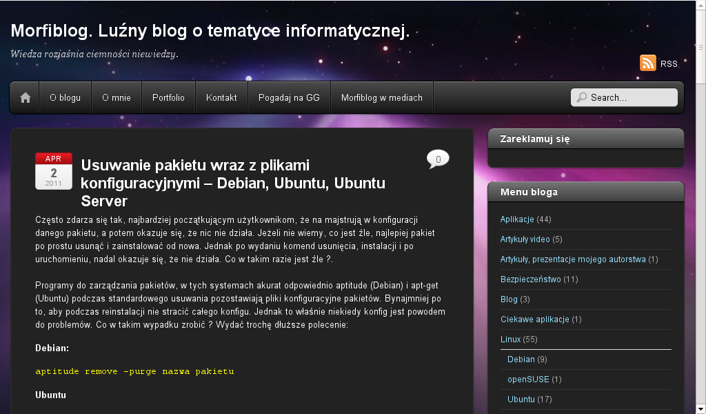 Tandem Windows-Ubuntu: Usuwanie zbędnych programów i plików w Ubuntu 12.10 Tandem Windows-Ubuntu: Usuwanie zbędnych programów i plików w Ubuntu 12.10