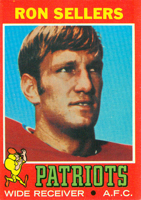 1971 Football Cards: New England Patriots