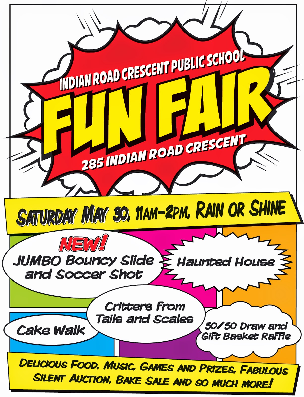Indian Road Crescent PS Blog: BAM! THE IRC FUN FAIR IS COMING!!!!