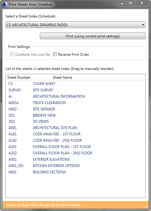 Revit Add-Ons: Free pyRevit Print Tool