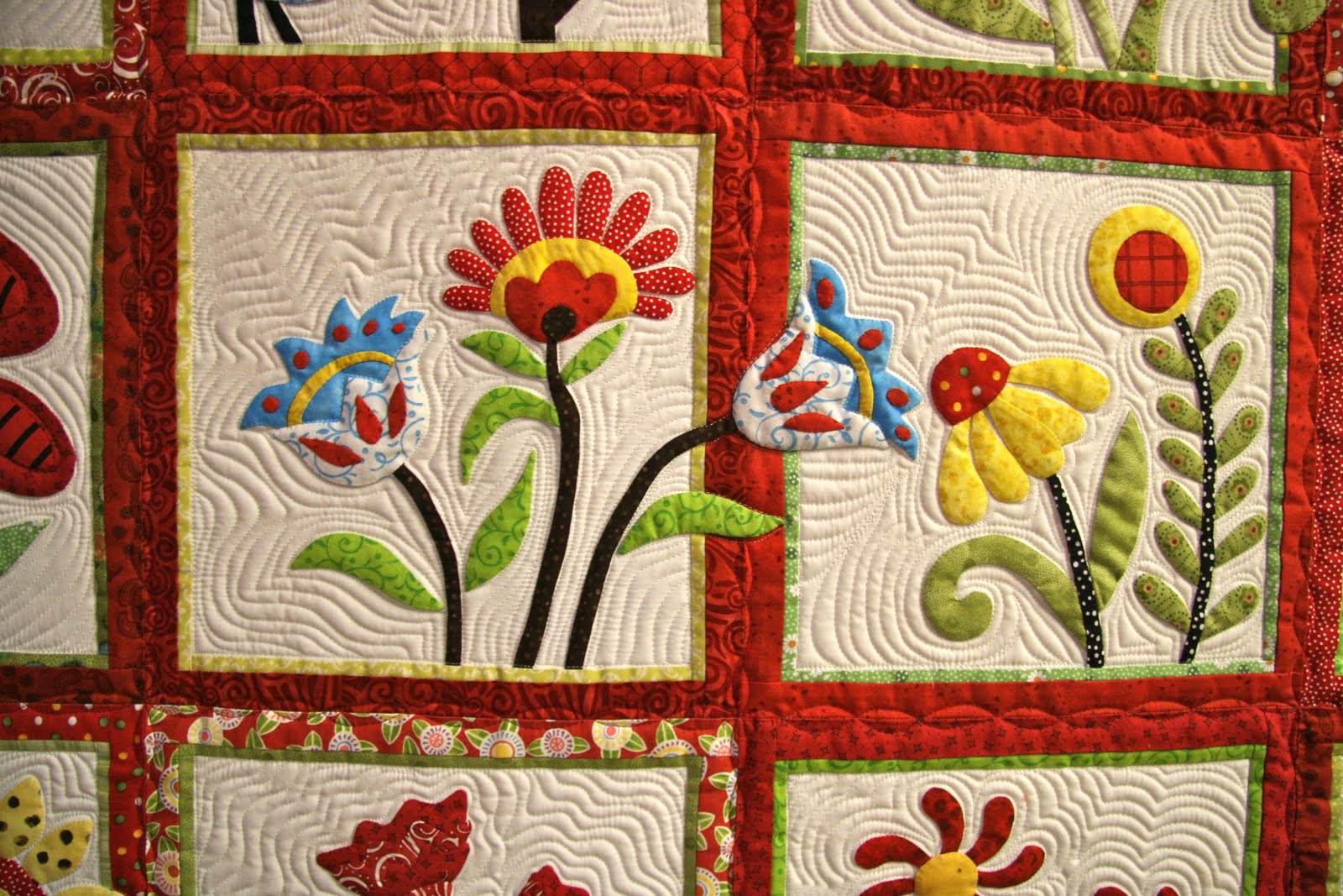 Linda's Quiltmania: My Whimsical Quilt Garden