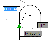 AutoCAD 2015 Essential: Midpoint - Running Object Snap