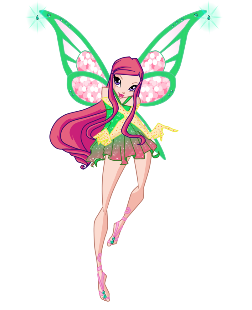 Winx Club Fairies: Roxy transformations