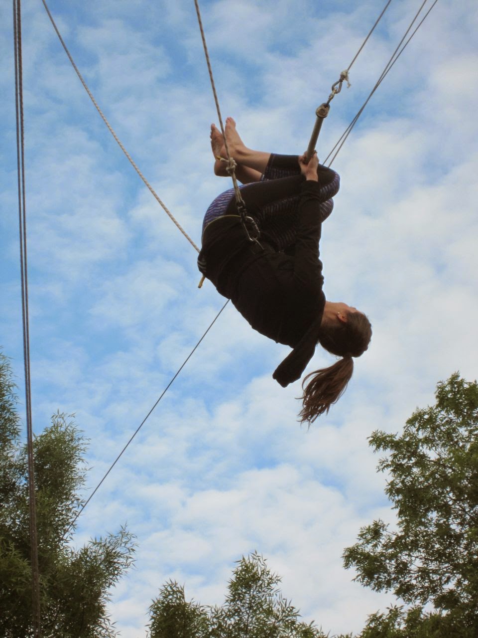 Flying Trapeze Lesson - The Runner Beans