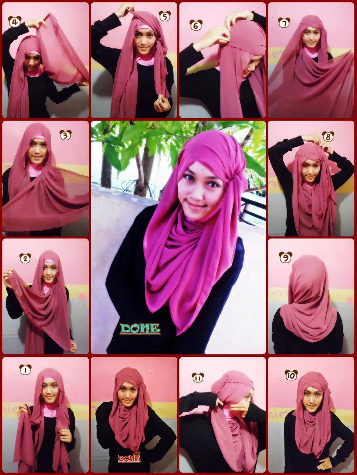 amiihong's blogs: Tutorial Hijab Simple