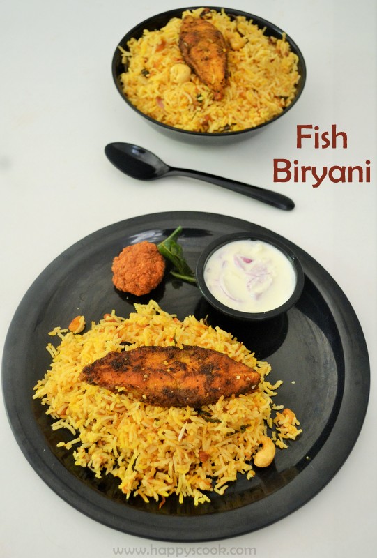 Fish Biryani Recipe | Fish Dum Biryani | Biryani using fried fish ...