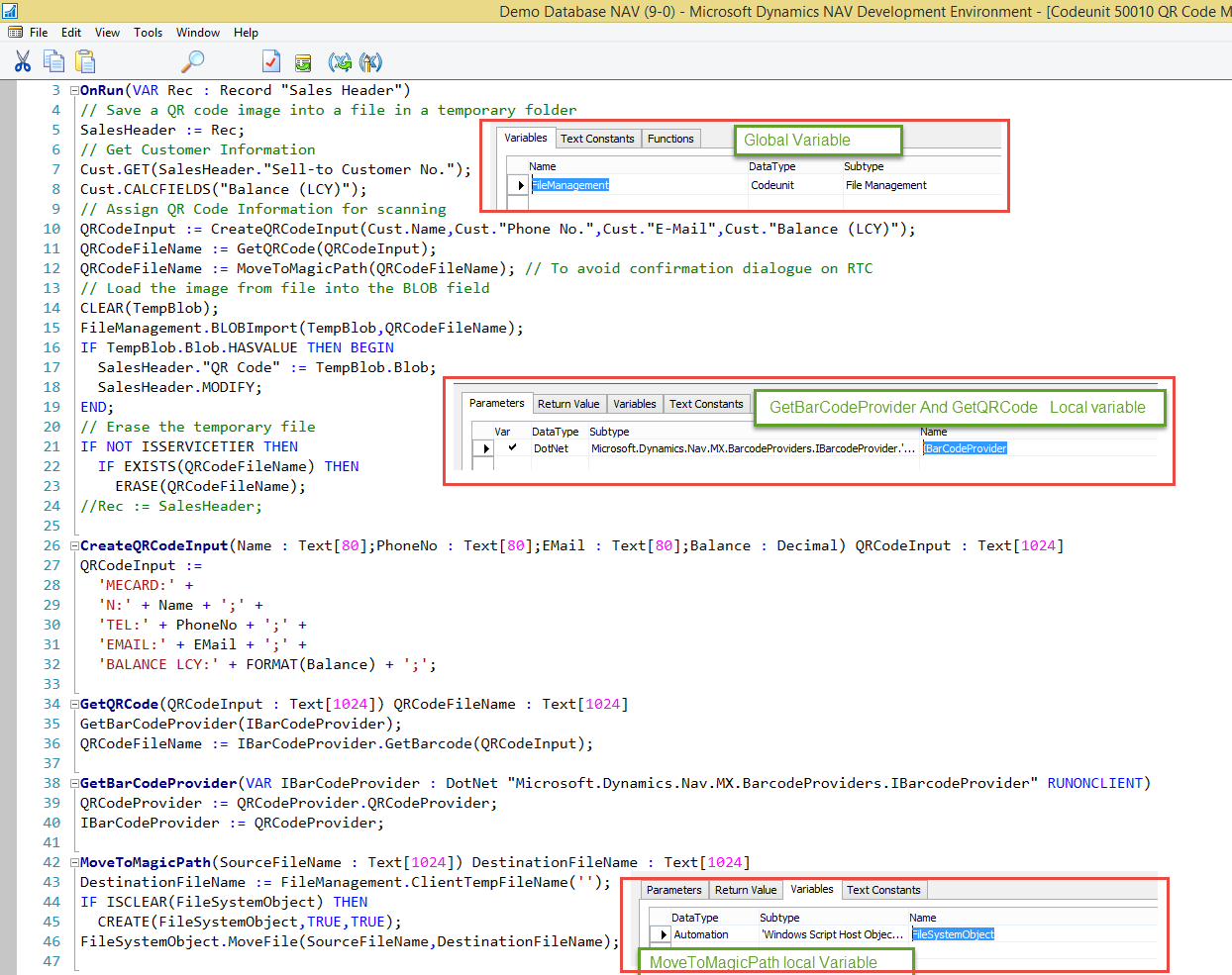 Microsoft Dynamics NAV By Binesh & Shilpa: Add a QR Code to a Dynamics ...