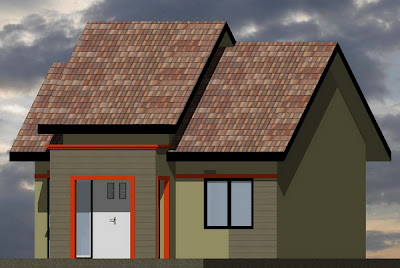 rumahku-1: rumah minimalis denah rumah type 48/105