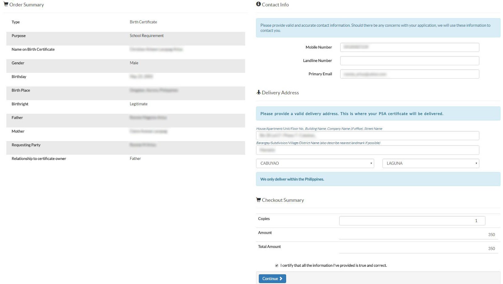 How To Apply NSO Birth Certificate Using Online Application