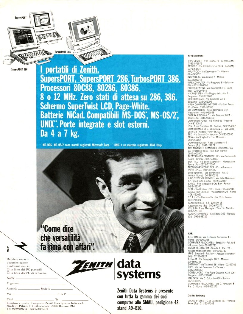 Informatica Viejuna: Portátiles Zenith Data Systems