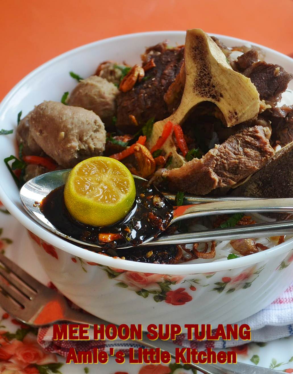 Mee Hoon Sup Tulang - Amie's Little Kitchen