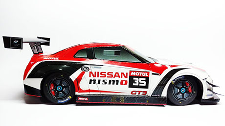 Nissan GT-R Nismo GT3 Paper Model | Paperized Crafts