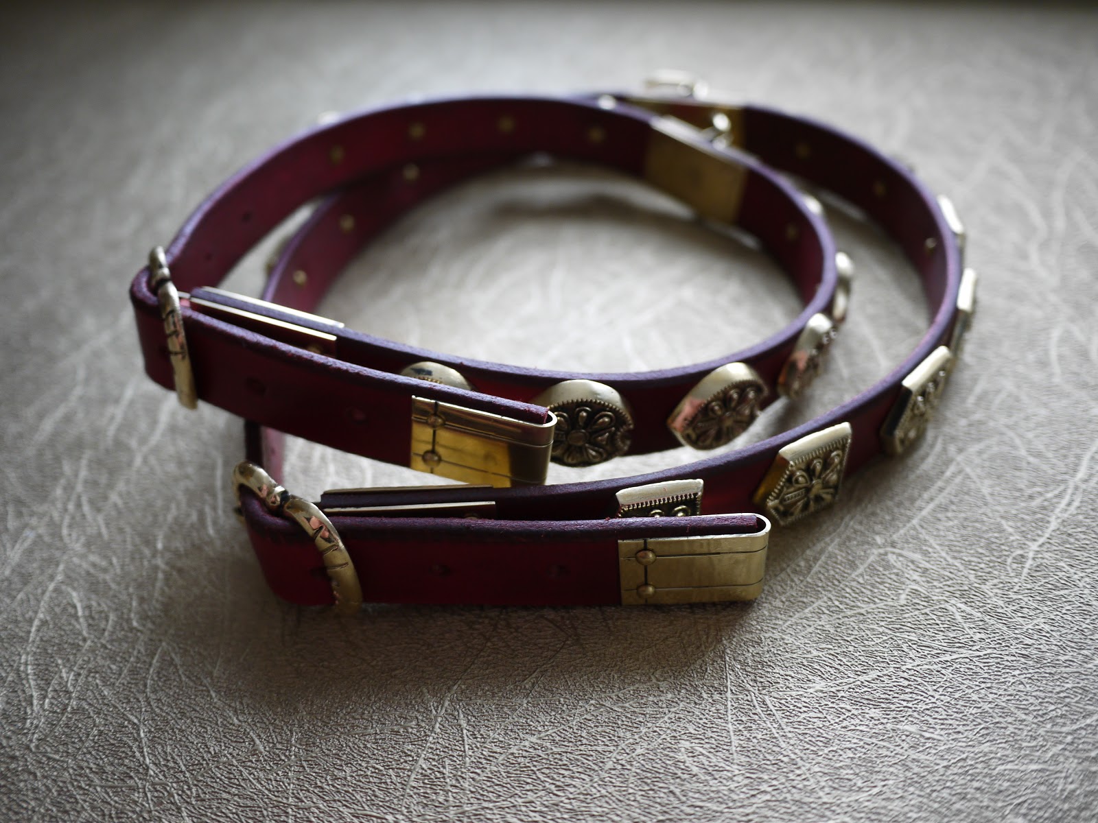 Audhumbla: Two very fancy dog collars