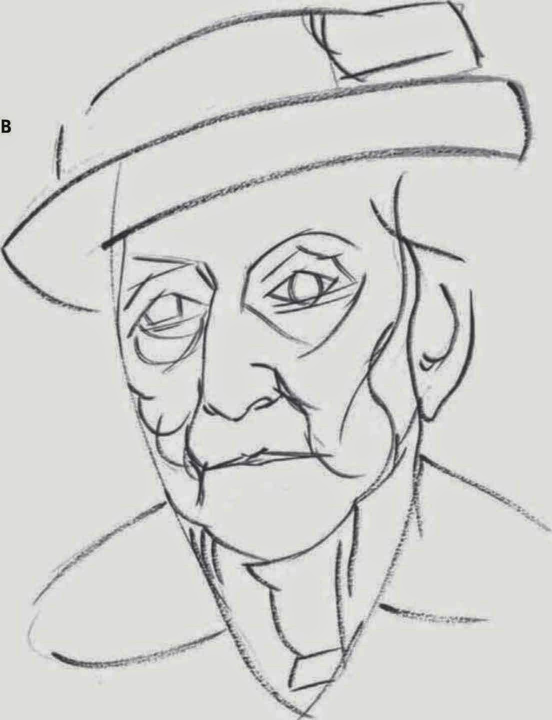 Drawings: ELDERLY WOMEN