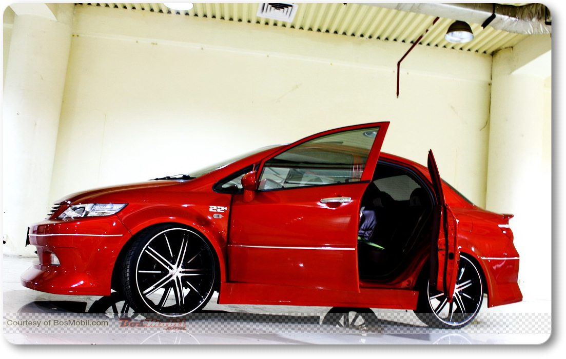 MOBIL EXTREME: Hasil Garang Modifikasi Honda City Terbaru