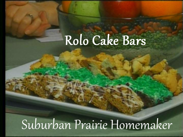 Suburban Prairie Homemaker: Gluten Free Rolo Cake Mix Bars Recipe
