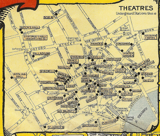 mappa moo'di - moo de flâneur's map collection: Theatreland in London