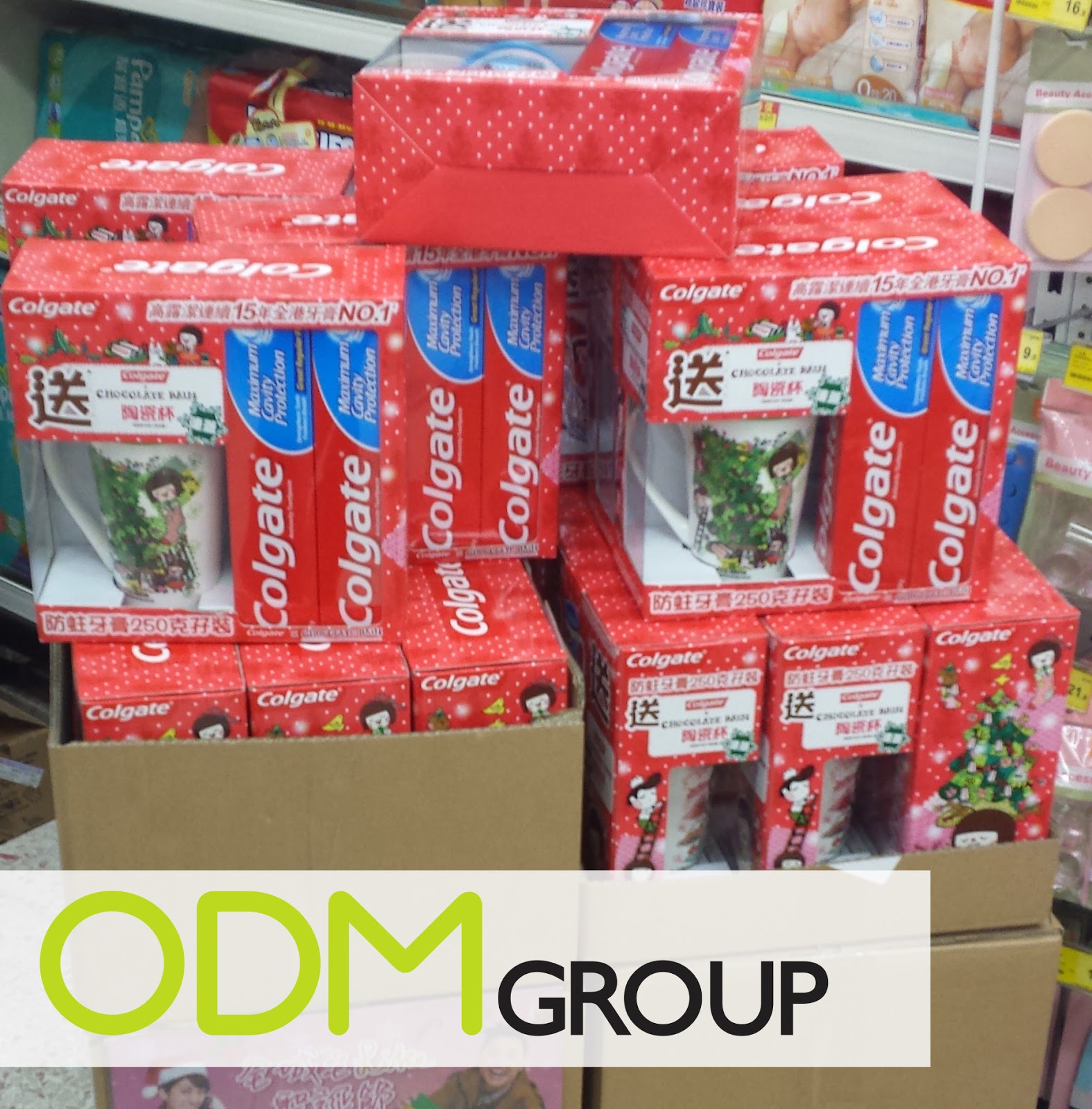 Marketing Gifts: Colgate Promotion with Chocolate Rain - Toothpaste ...