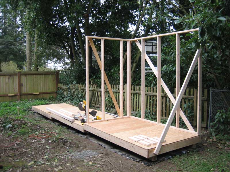 The Rat Hole: Shed - Part 3: Wall Framing