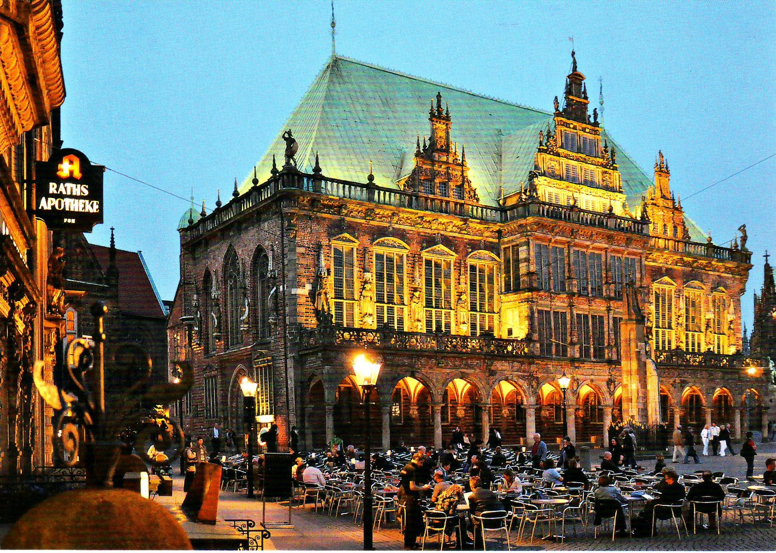 Moonlights UNESCO WHS Blog: Germany - Town Hall and Roland on the ...