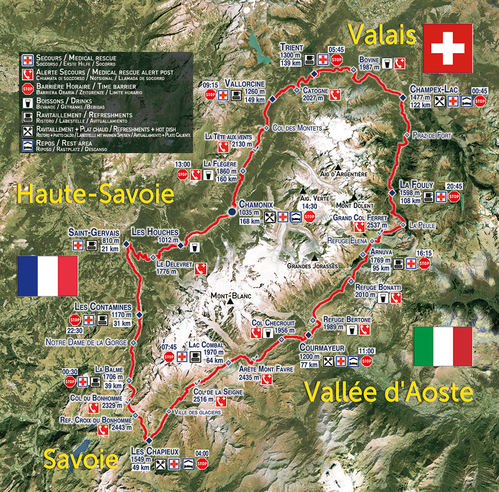 Suivi live et planning prévisionnel pour l'UTMB 2013 : objectif 30 à ...