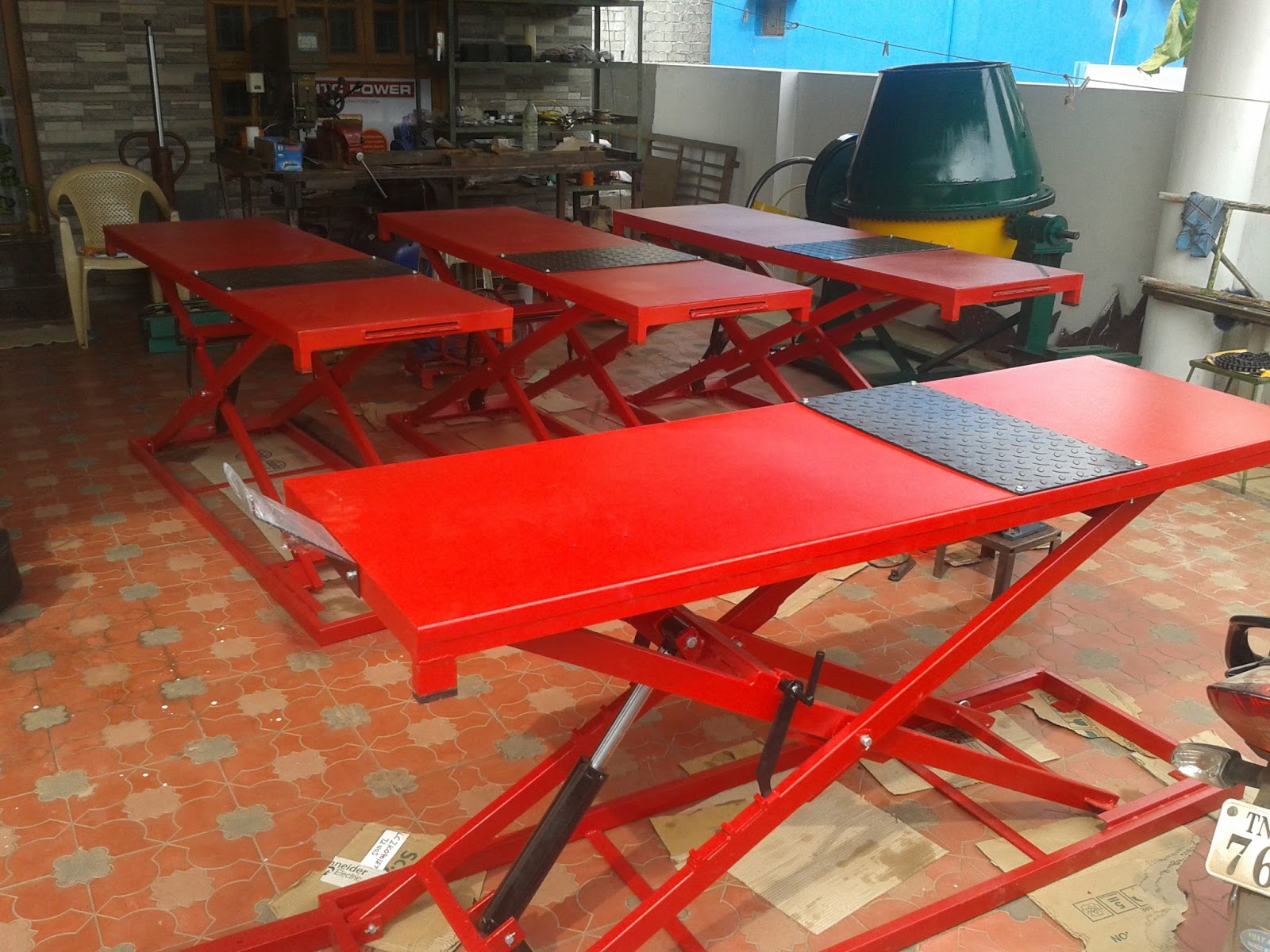 Bullet Ramp - Two Wheeler Ramp Heavy Type ~ Lift Equipments