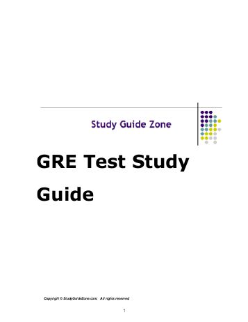 Prepare For Gre: Free Gre Preparation Books