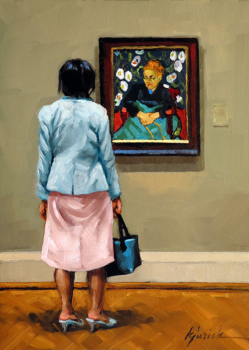 A Painting Today: "A Look Of Disapproval"