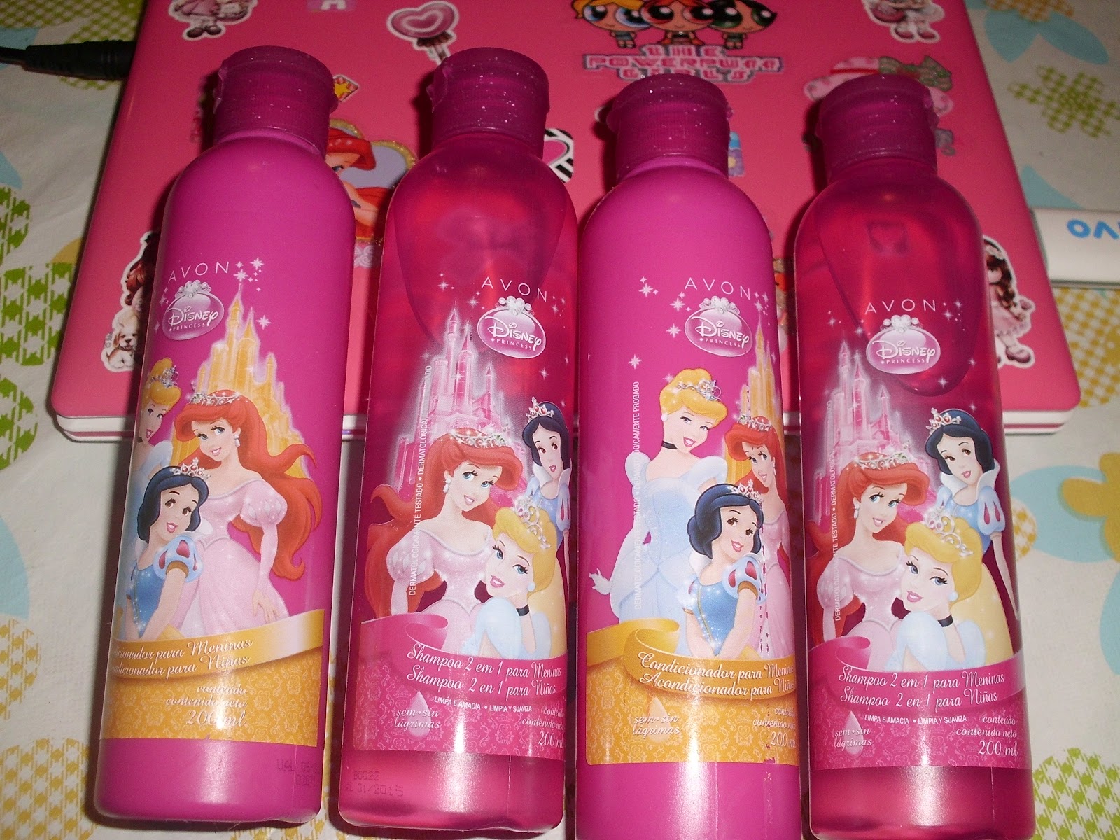 Gi Makes: Minha filha testou - Shampoo e condicionador Princesas da ...