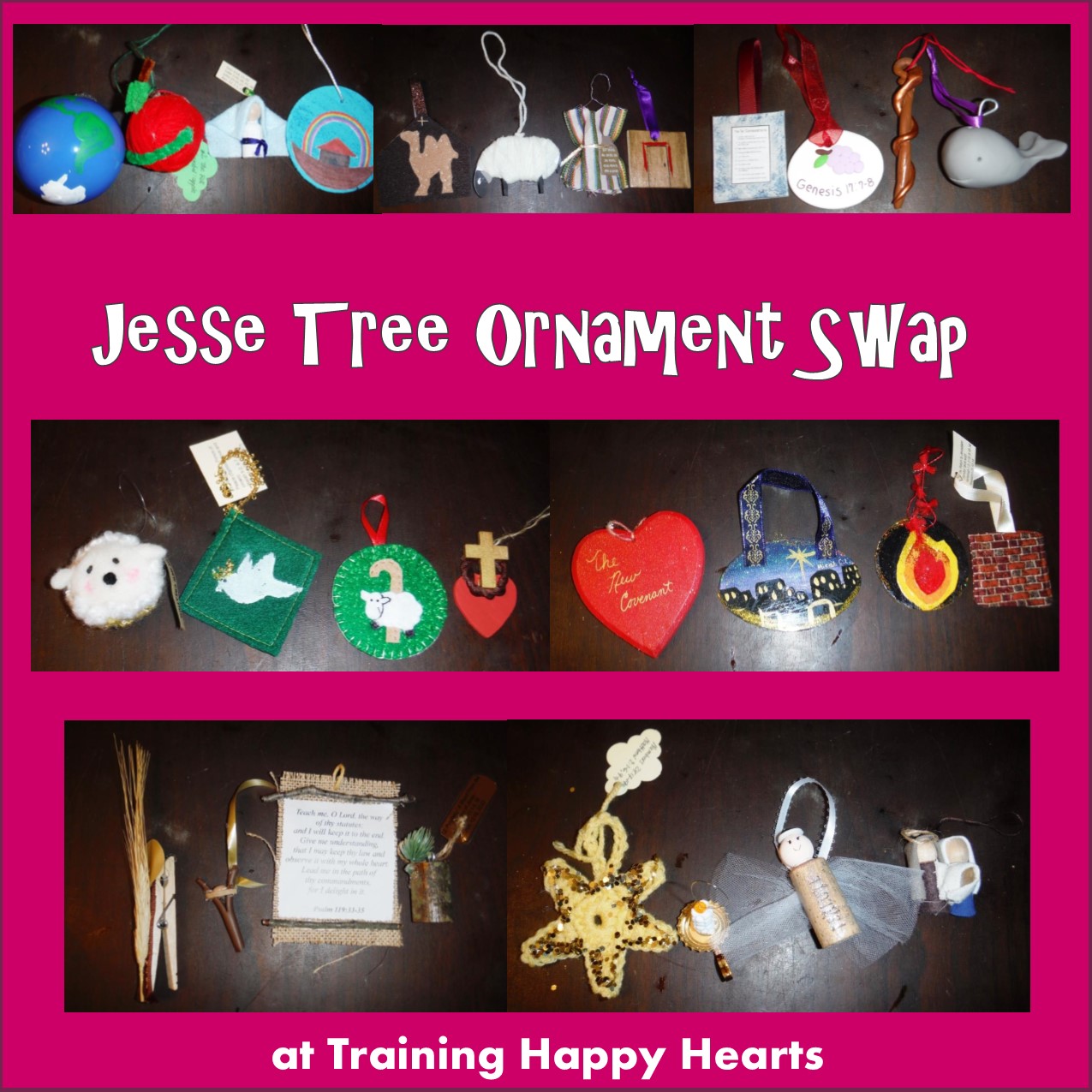 Training Happy Hearts: Get Your Jesse Tree Ornament Ideas Here
