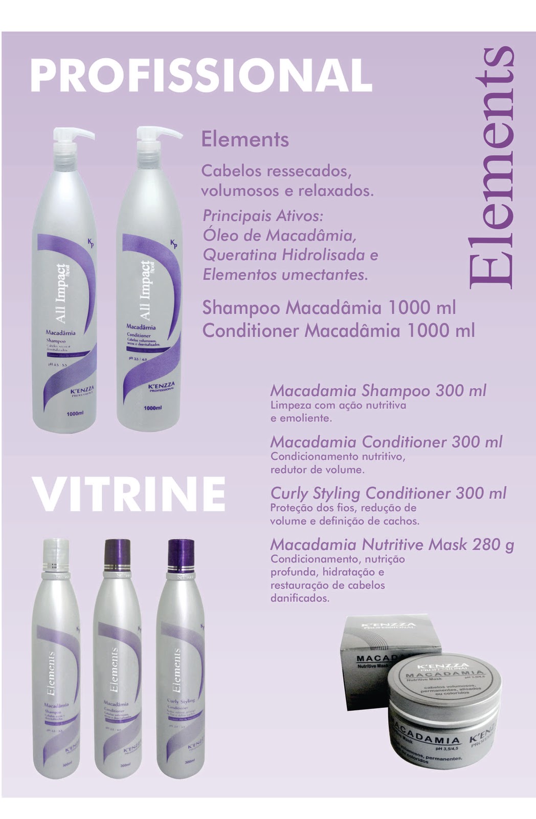 PRODUTOS ~ Site Oficial Kenzza Professional