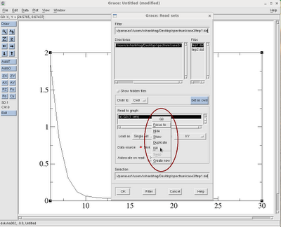 Clueless Fundatma: Grace Tutorial: How to plot a graph with two ...