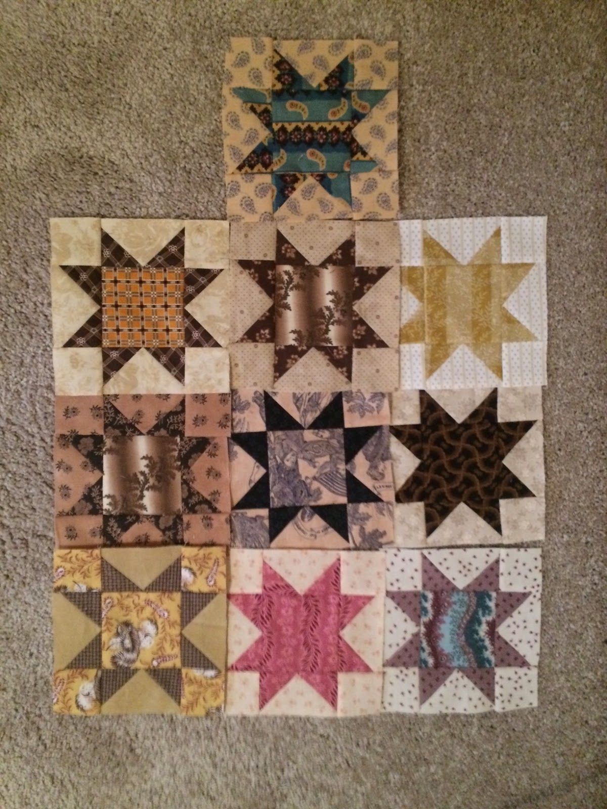 Humble Quilts: Time Warp Stars and Vintage Quilt Block