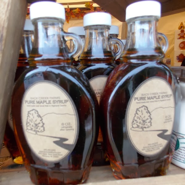 SWAC Girl: Photos #4: Back Creek Farms pure maple syrup ... 2014 ...