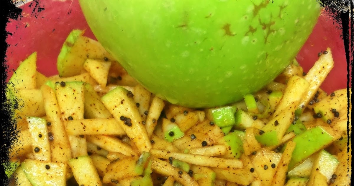 Green Apple Pickle BM#64 - My Culinary Endeavours